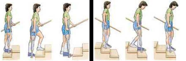 Istruzioni per l'utilizzo delle stampelle